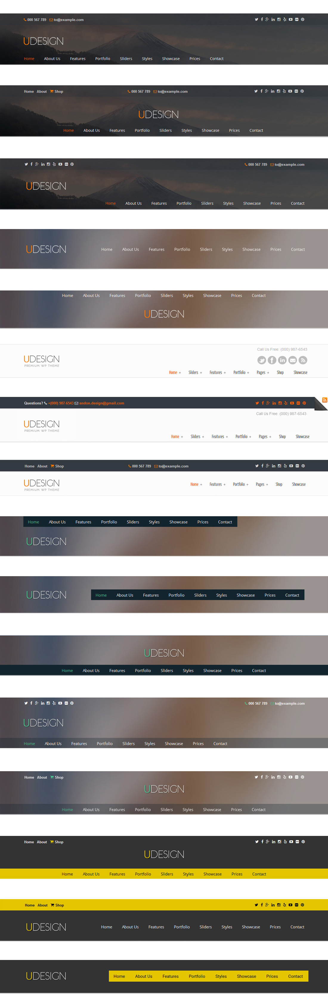 Header Examples